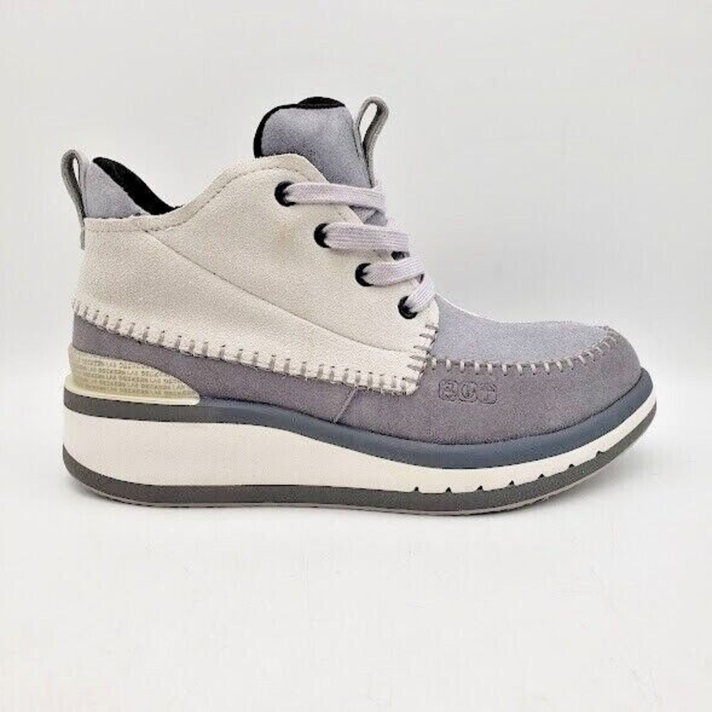 Deckers X Lab Ko-Z Chukka Wedge Boots White Grey 1118… - Gem